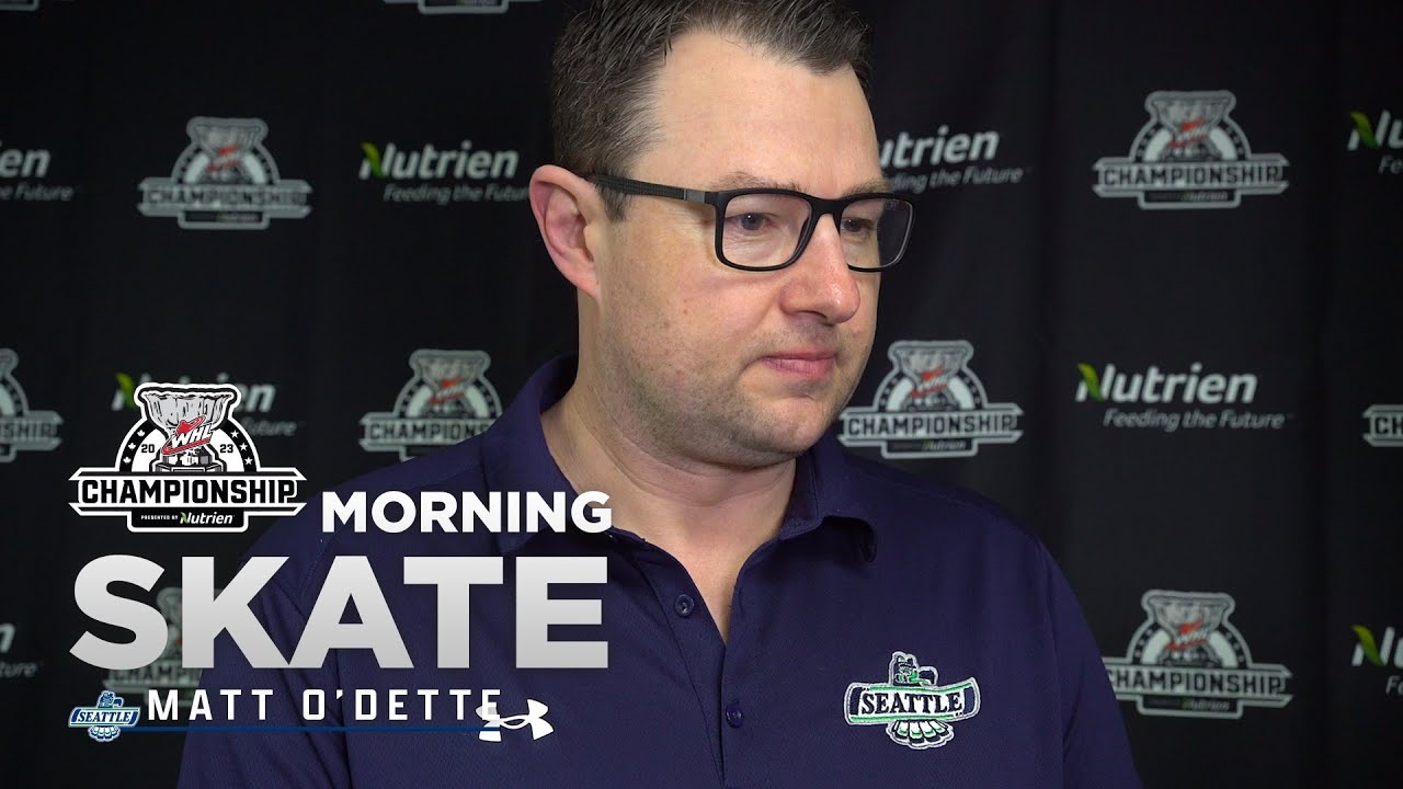 Thunderbirds Morning Skate: Game 5 - Matt O'Dette - YouTube