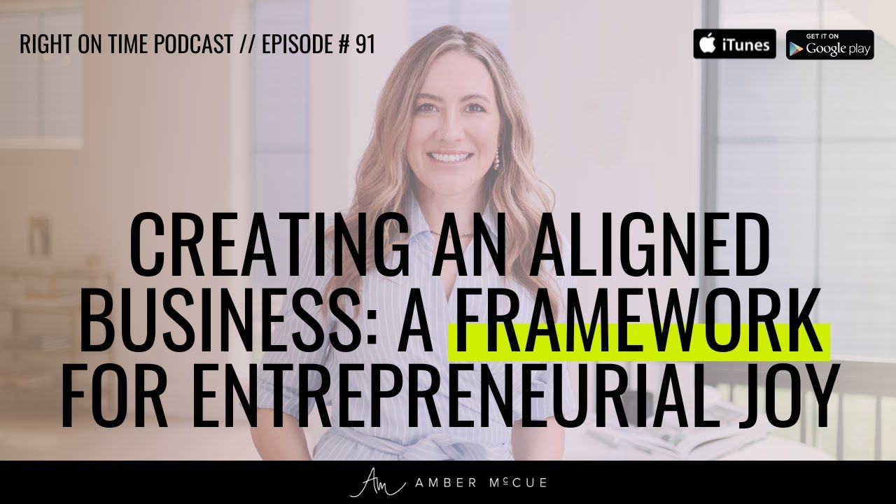 Creating an Aligned Business: A Framework for Entrepreneurial Joy - YouTube