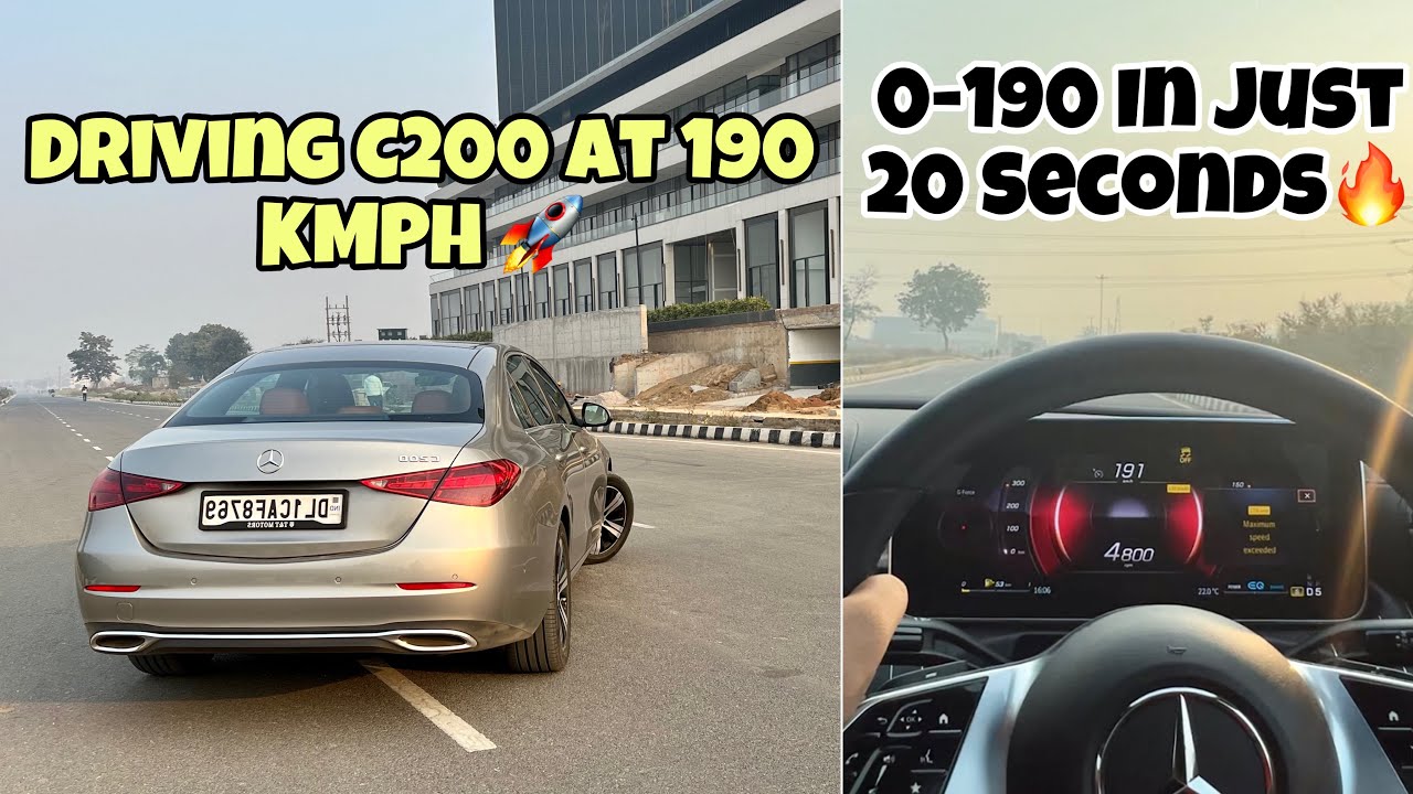 DRIVING MERCEDES-BENZ C200 | Comfortable And Very Luxurious - YouTube