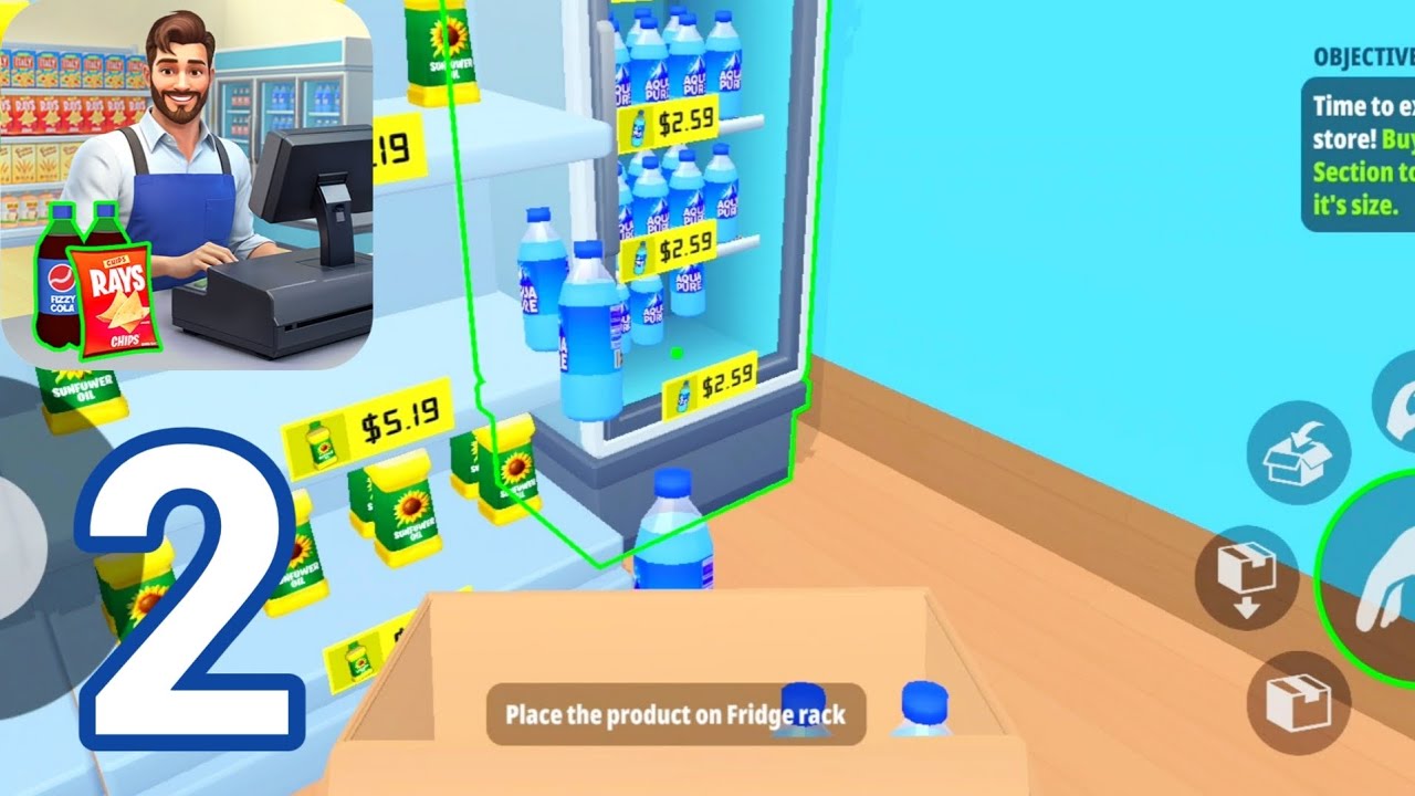 My Supermarket Simulator 3D | Gameplay Walkthrough Part 2 - Shop Level ...