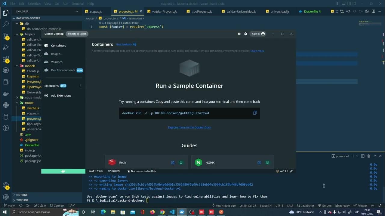 contenerizacion api rest - YouTube