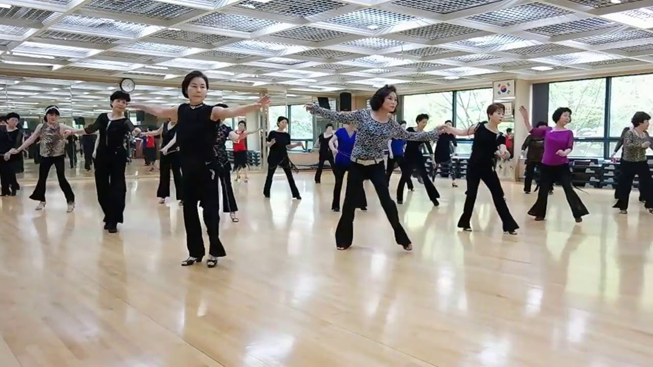 Dschinghis Khan Line Dance by Misuk La & Hyunju Yun (South Korea) April ...