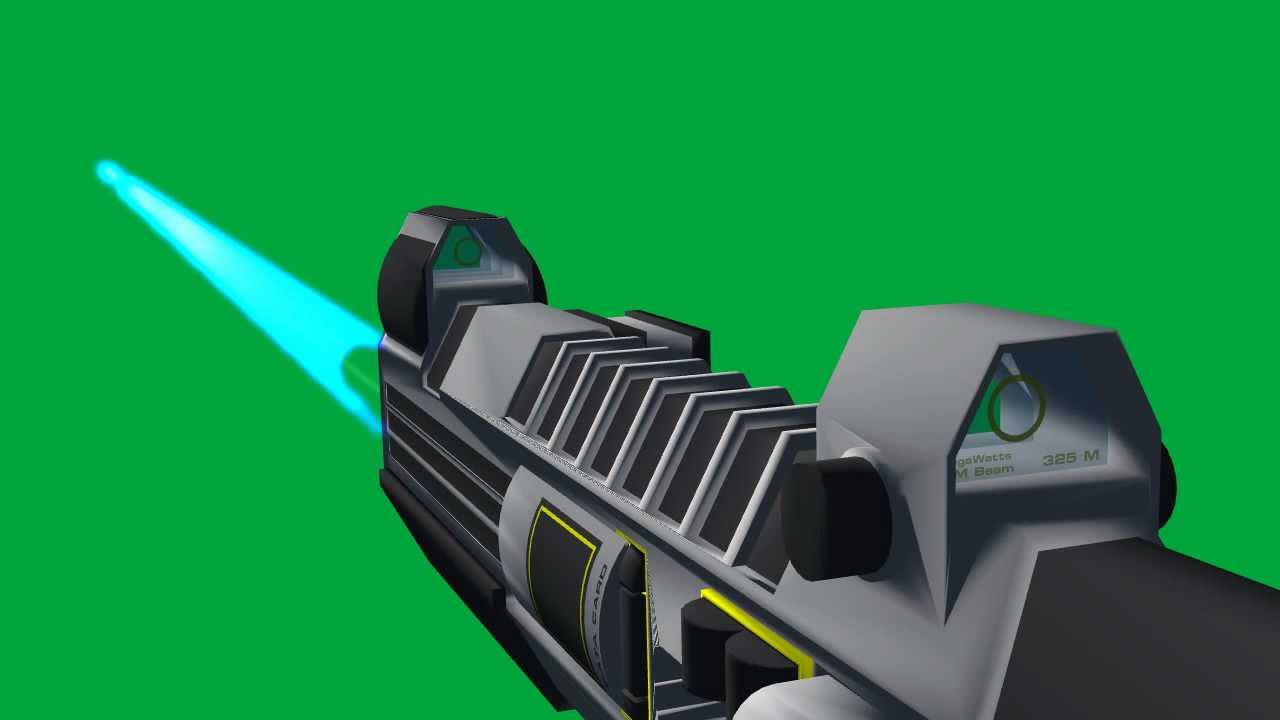 green screen - Laser/Plasma Gun A fire - Part 2 - free green screen ...