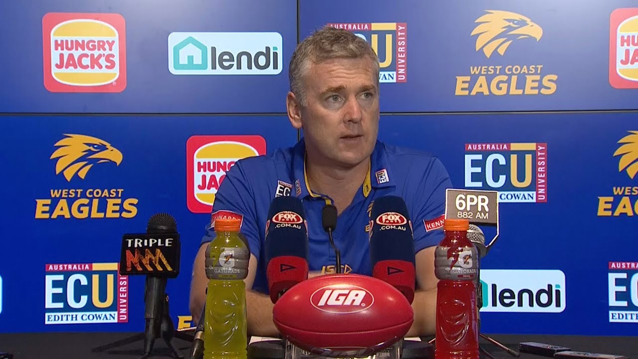 Simpson post-match v Kangaroos - YouTube