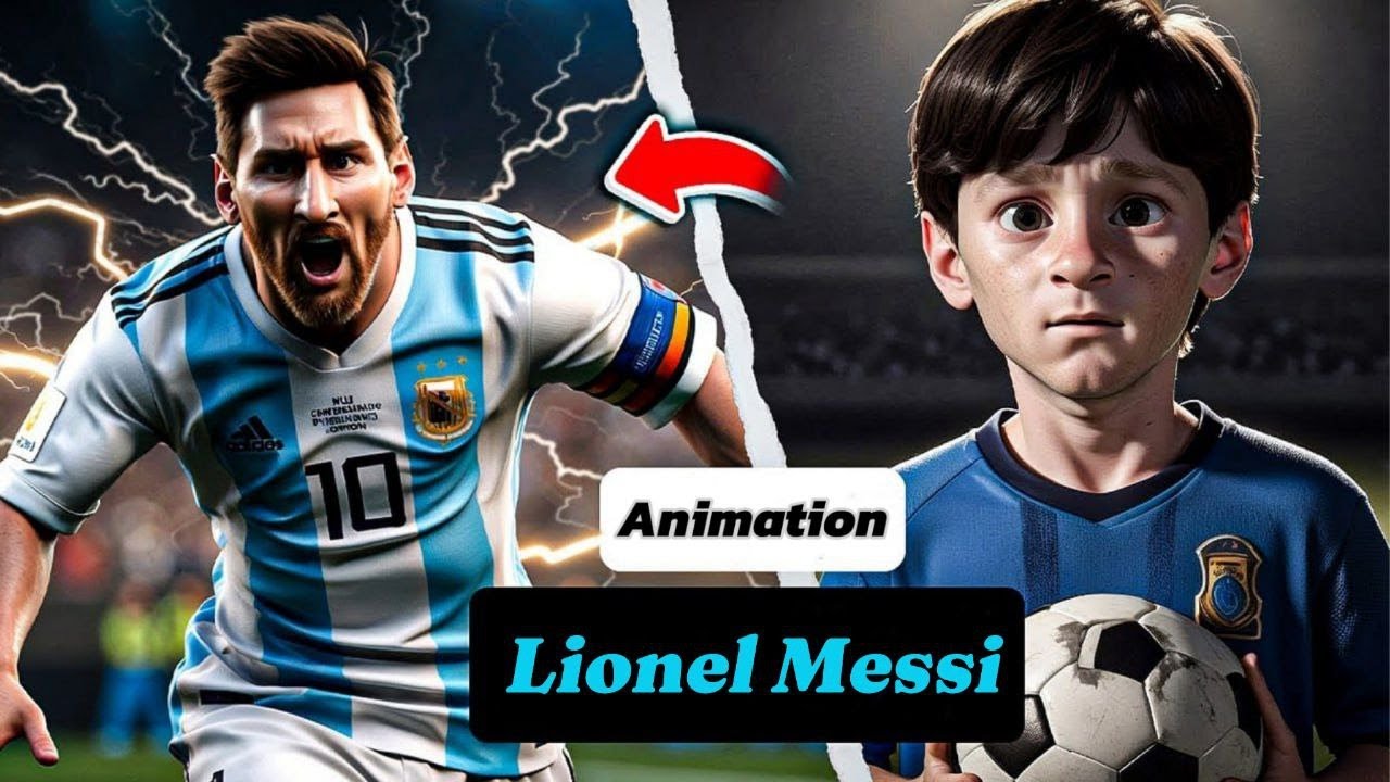 Lionel Messi Animation - From Rosario to the Rise of a Superhuman!!# ...