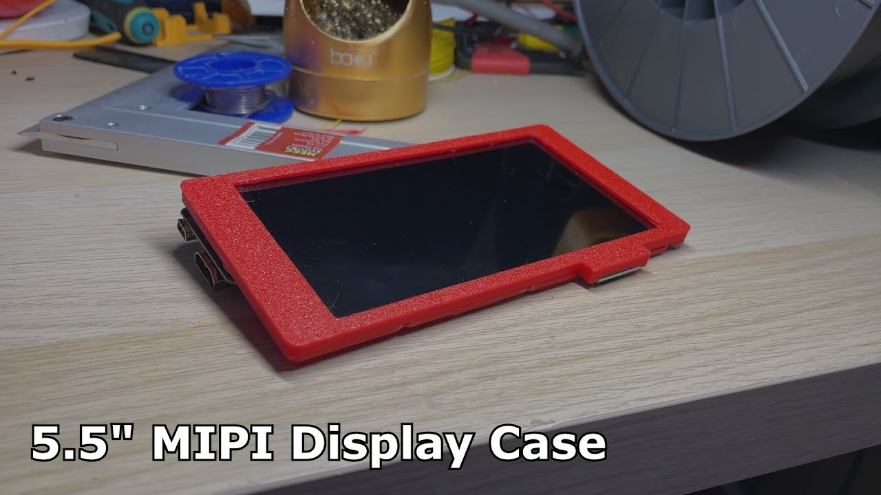 5.5" MIPI Display Case - YouTube