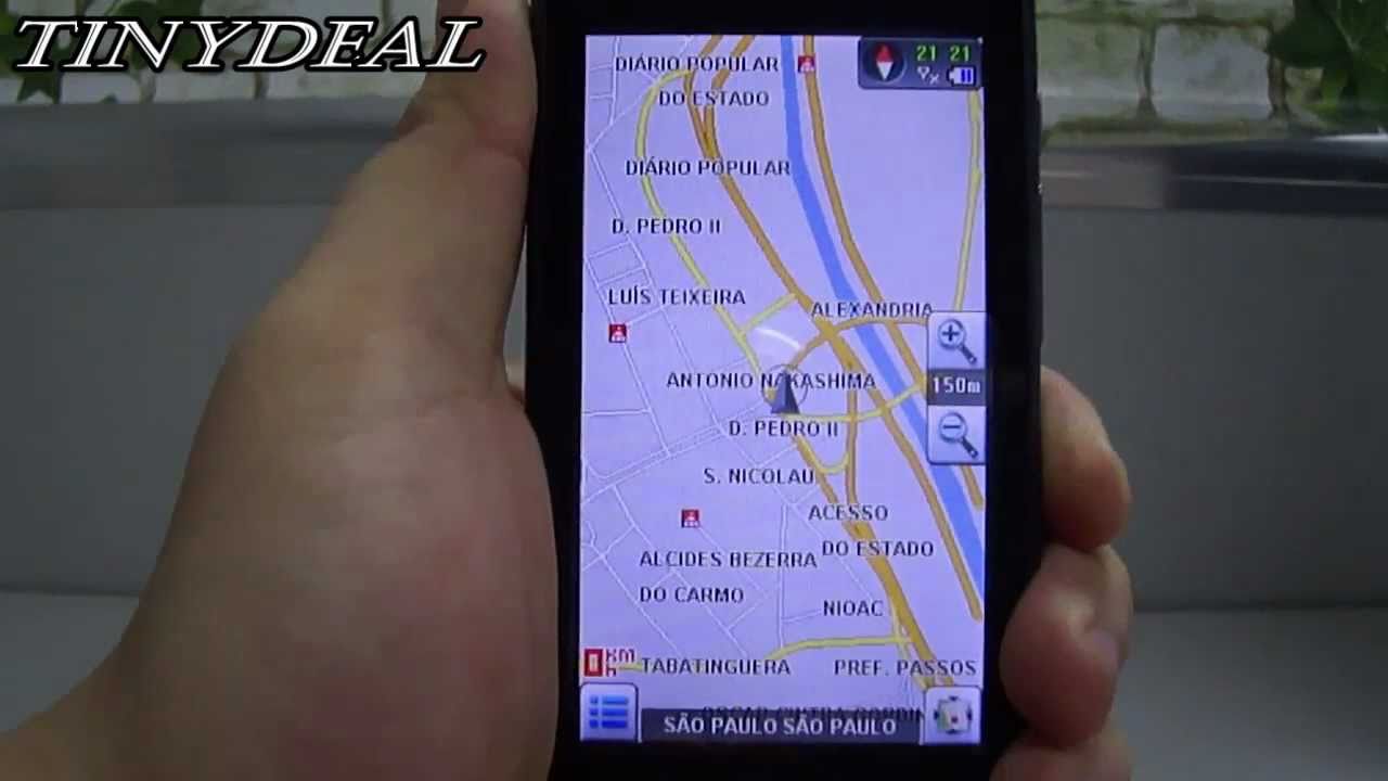 3.6" GPS Java WiFi TV Mobile Phone with FM Transmitter - YouTube