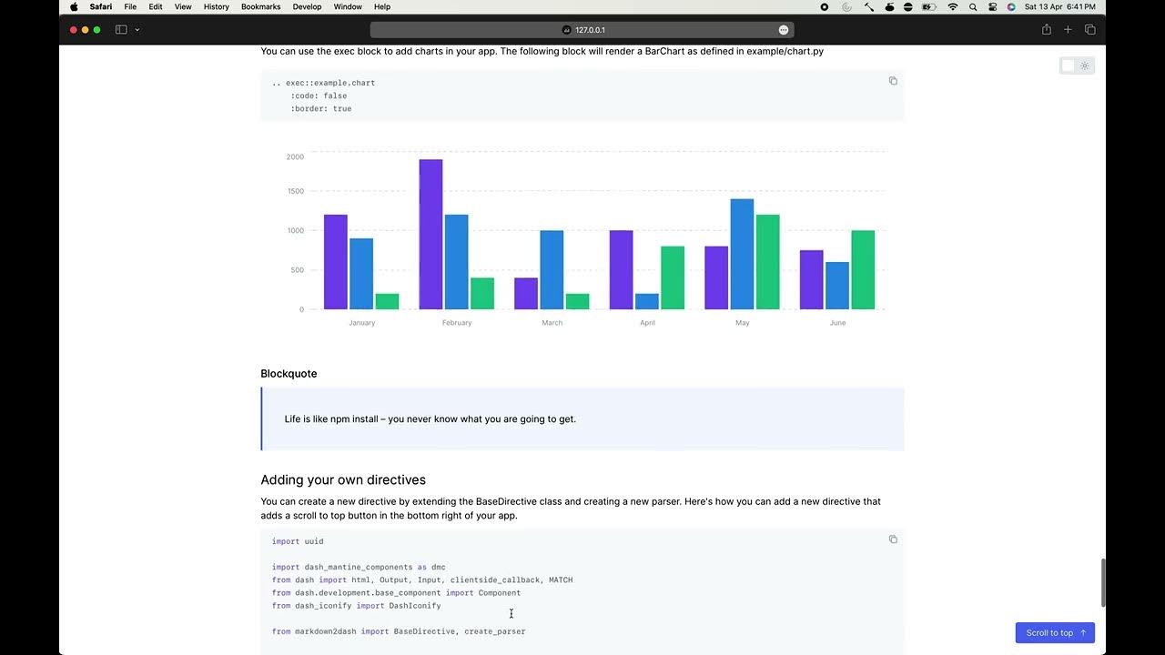 Markdown2Dash - Render markdown into a dash app | Dash Mantine Components | Plotly Dash - YouTube