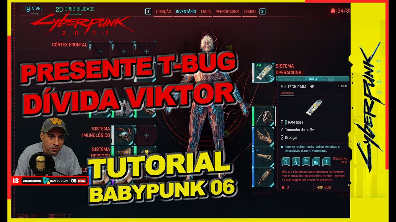 CYBERPUNK 2077 - Tutorial completo BabyPunk 06 - Presente da T-Bug e Pagando a Dívida com o ...