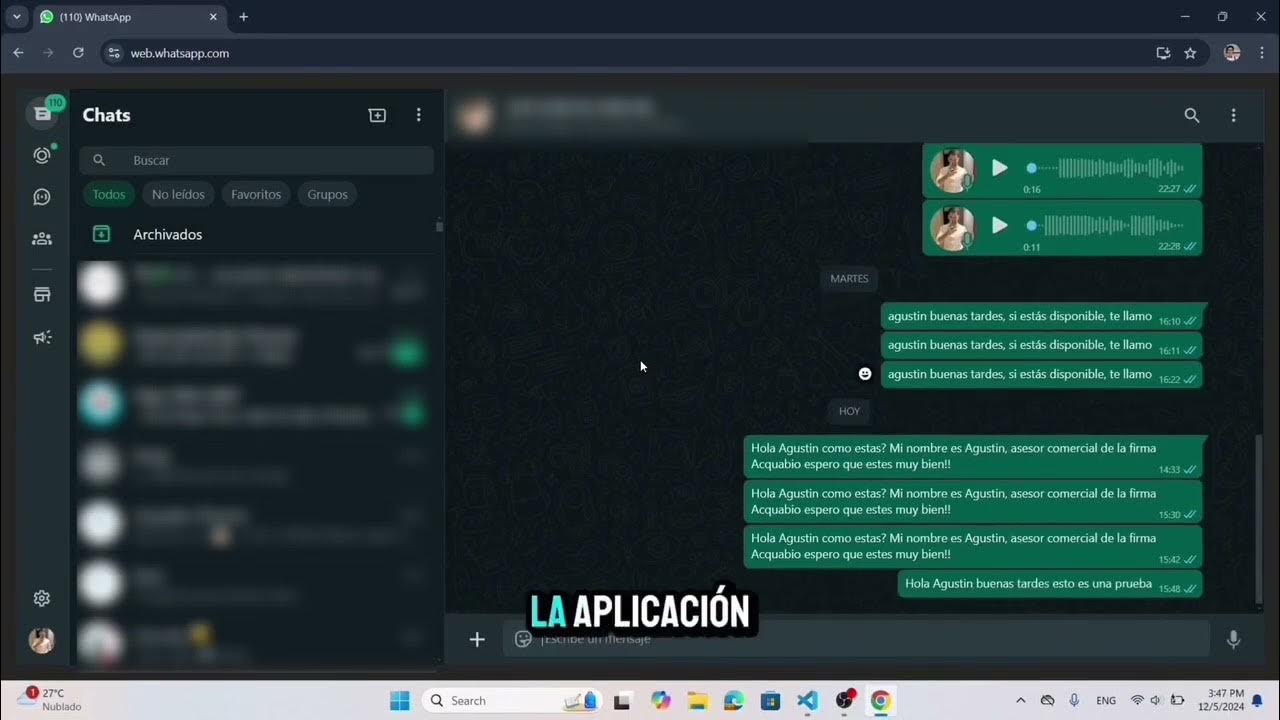 Mensajes automáticos con Whatsapp y Python - YouTube