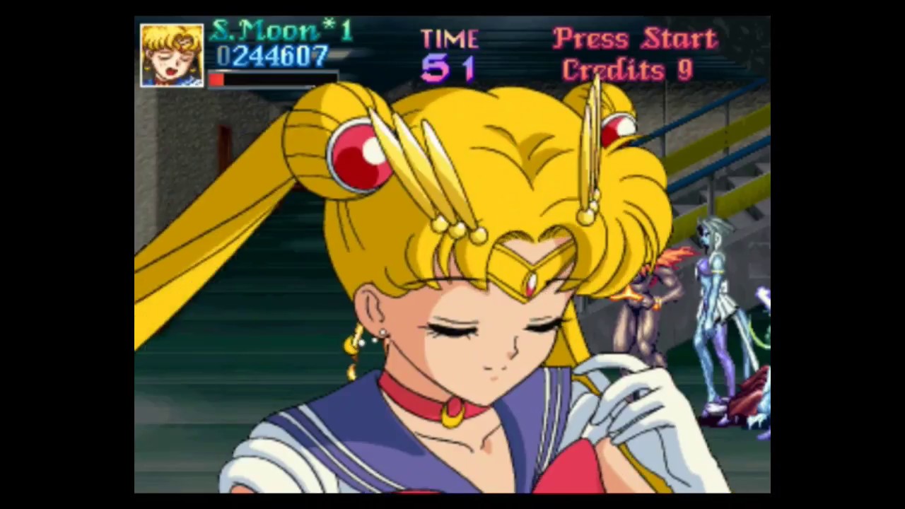 sailor moon arcade parte 4 - YouTube