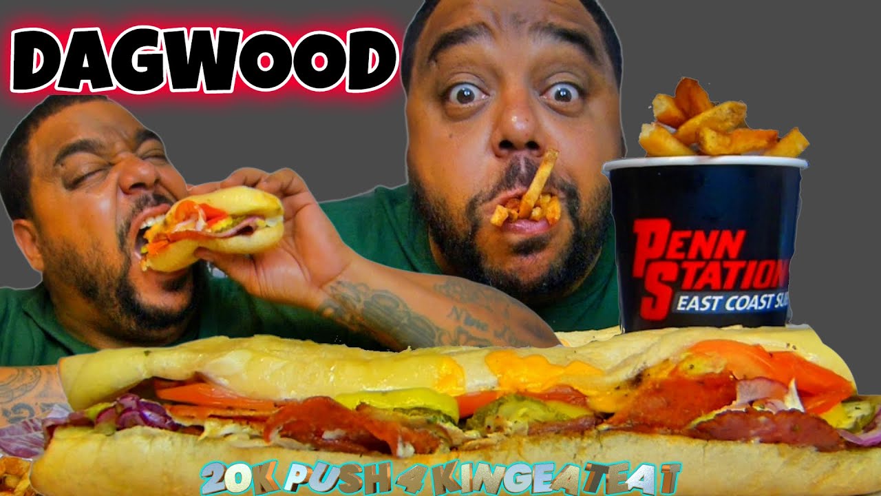 Massive DAGWOOD Sandwich From Penn Station East Coast Subs "Real ...