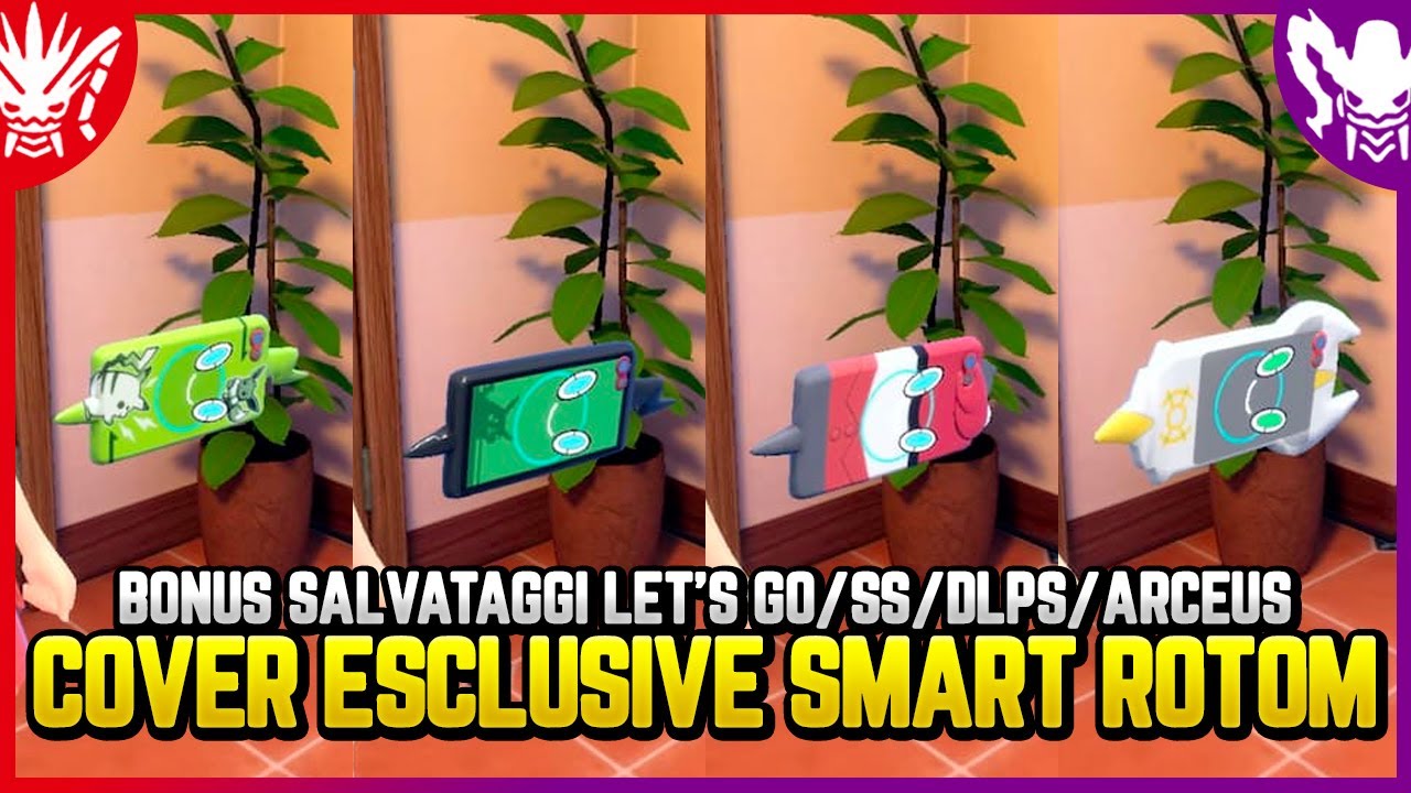 Come ottenere le COVER SMART ROTOM ESCLUSIVE con i salvataggi Pokemon ...