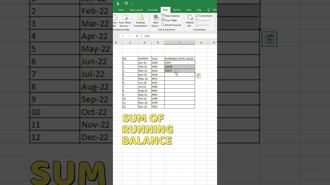 Advance Sum Formula In Excel Sum Of Running Balance In Excel Advance Sum Formula In Excel Sum Of Running Balance In Excel