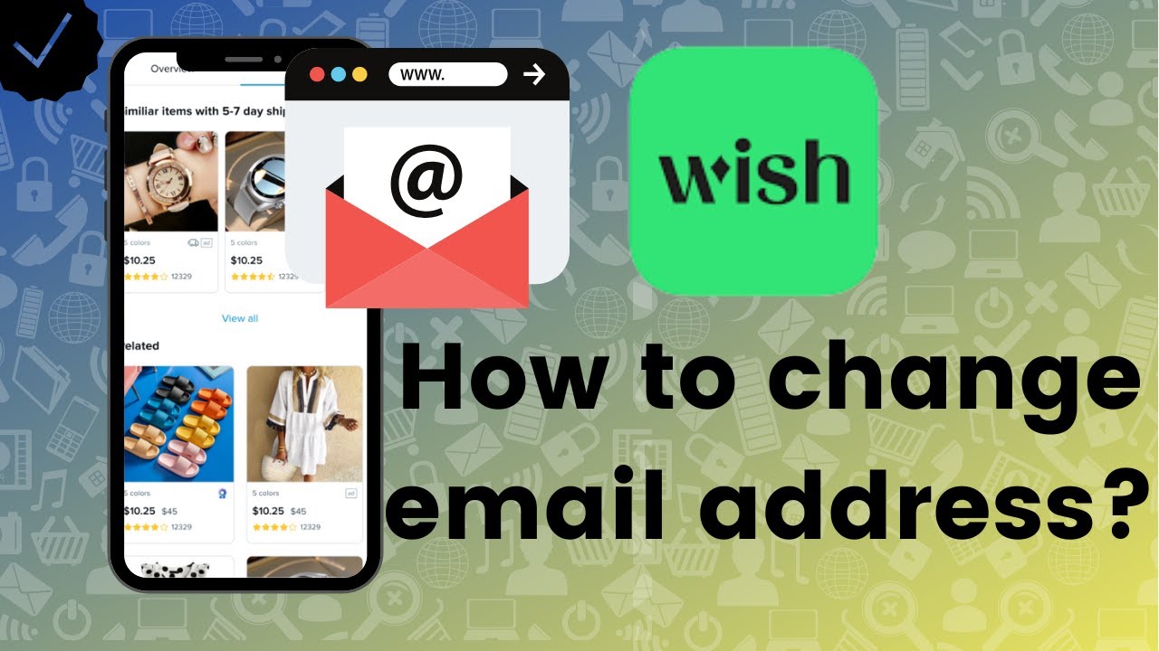 How to change email address in Wish? - YouTube
