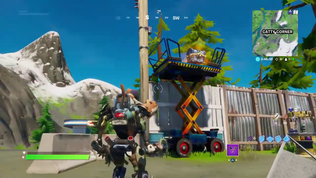 Fortnite Catty Corner Tour w/ Kit - YouTube