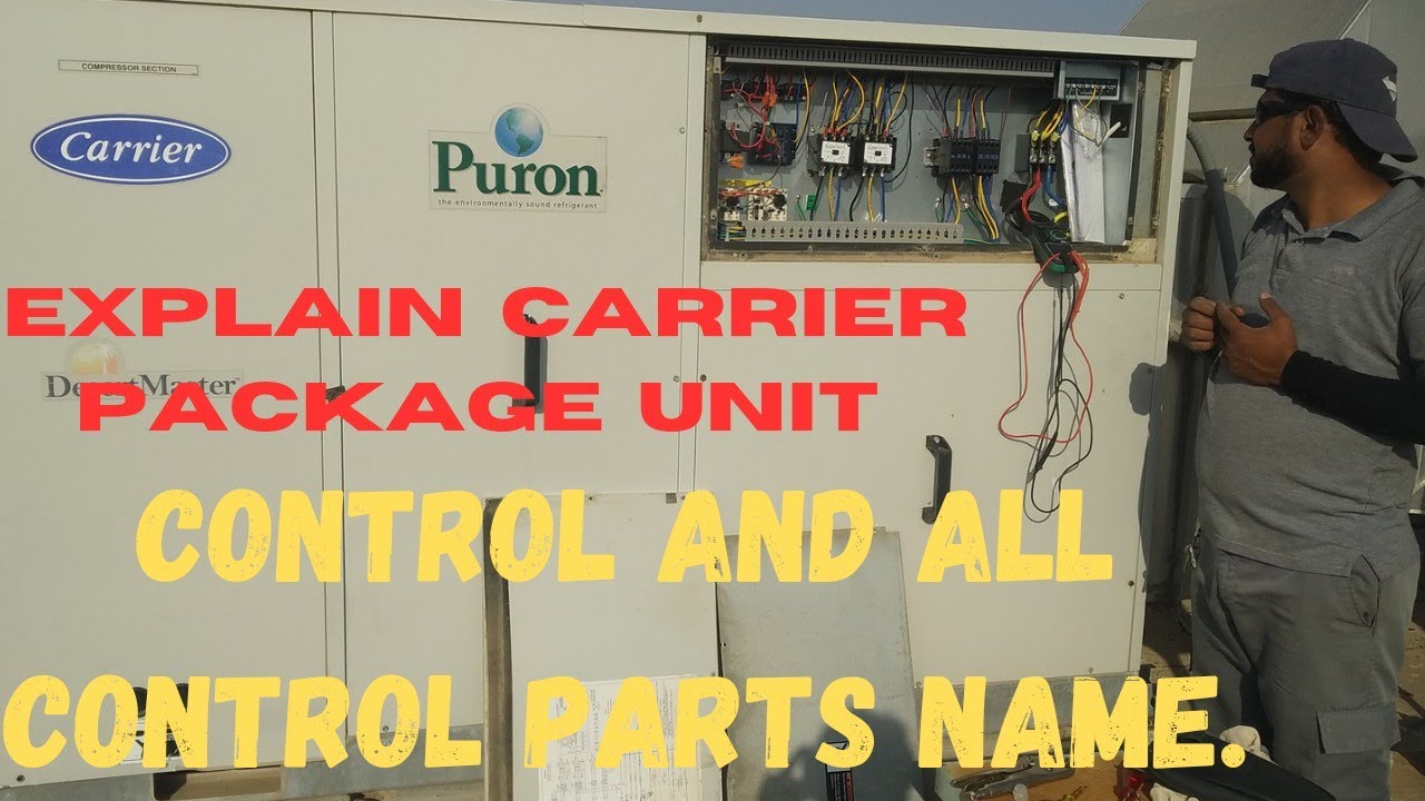 Explain carrier AC control and all control parts name.#carrier package ...