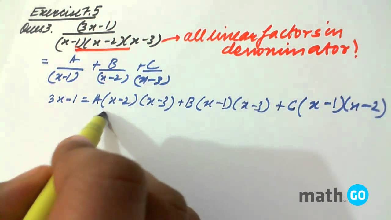 Integration - Exercise 7.5 - Question No 3 - YouTube
