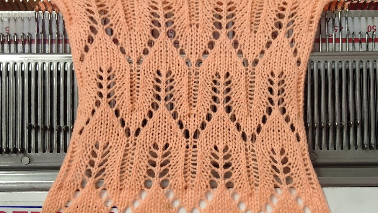 #KnittingMachineDesign # Sweater design in knitting machine - YouTube
