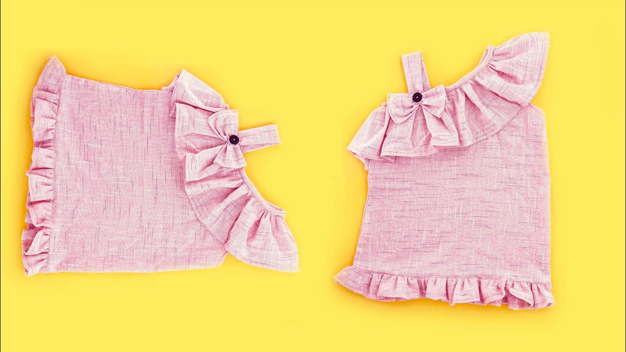 DIY Designer Baby Top Cutting & Stitching | सिंपल और आसान | baby girl ...