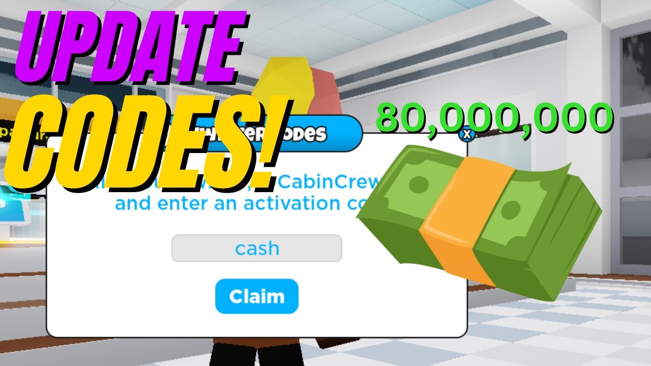 *NEW* UPDATE! CASH* CODES! [UPDATE] ️Cabin Crew Simulator ROBLOX - YouTube