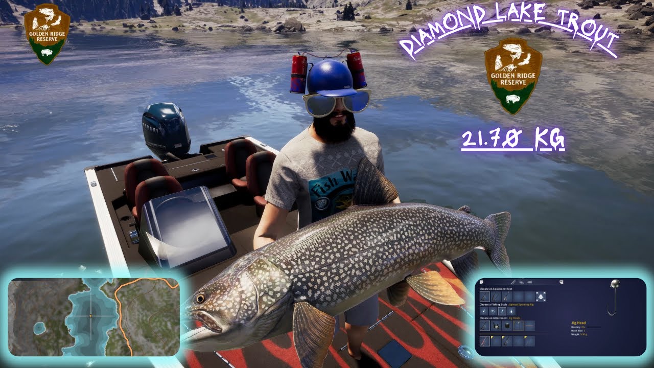 Call of the Wild The Angler Diamond Lake Trout: Ultimate Catch Guide ...