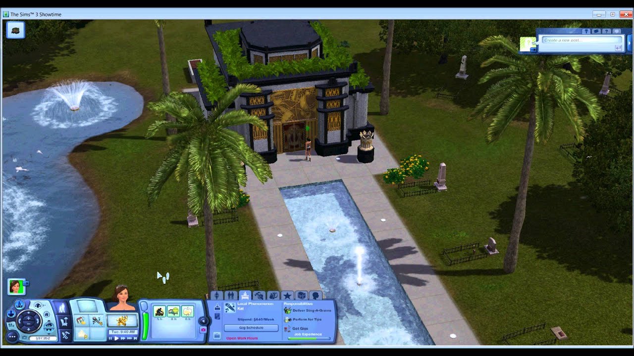 How to get the Genie on the Sims 3 Showtime - YouTube