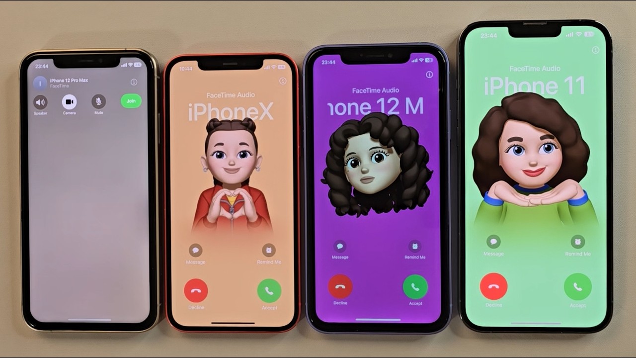 Facetime Incoming call &Outgoing call iPhone16pro iPhone12 iPhone16 ...