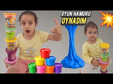 ALYA OYUN HAMURUNU ALDI NE YAPACAK? EVDE SÜRPRİZ ŞEKİLLER YAPTIK! EĞİTİCİ OYUNLAR!#funny#funnyvideo