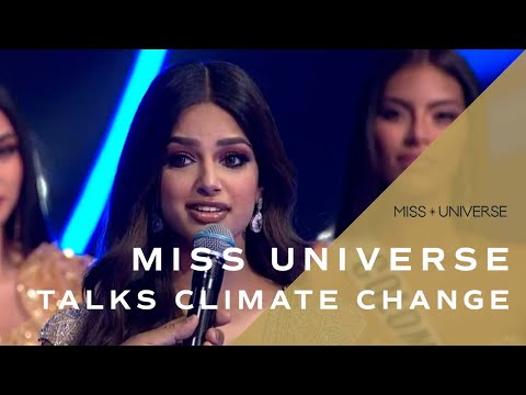 70th MISS UNIVERSE Harnaaz Sandhu's Statement on Climate Change | Miss Universe