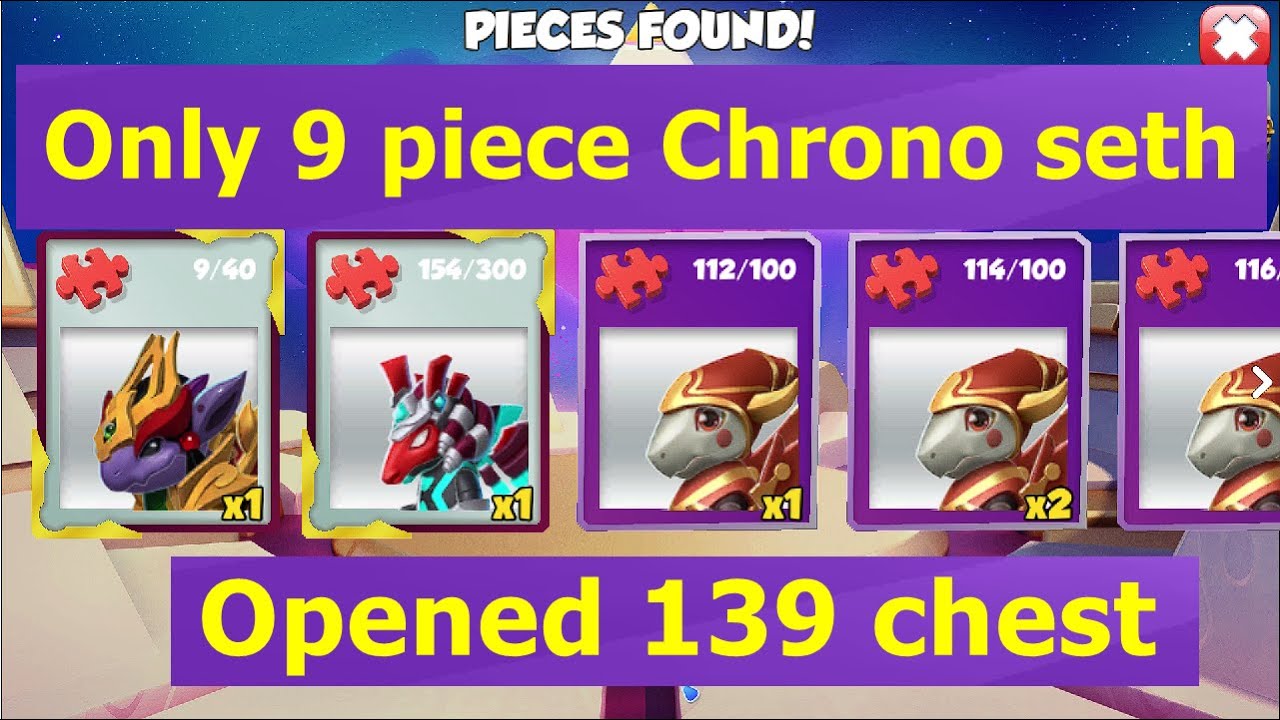 154/300 Chrono Seth Dragon-Dragon Mania Legends | Opened 100 Enchant ...