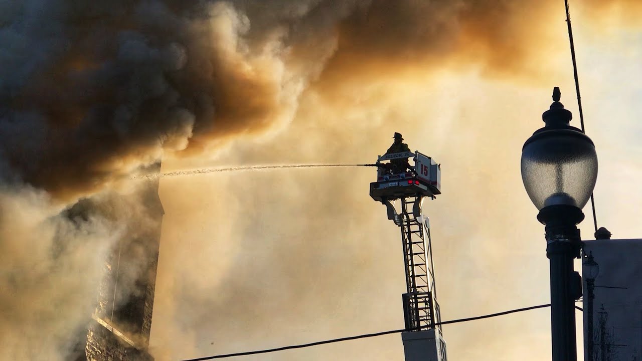 Church Fire in Milton Pennsylvania - YouTube