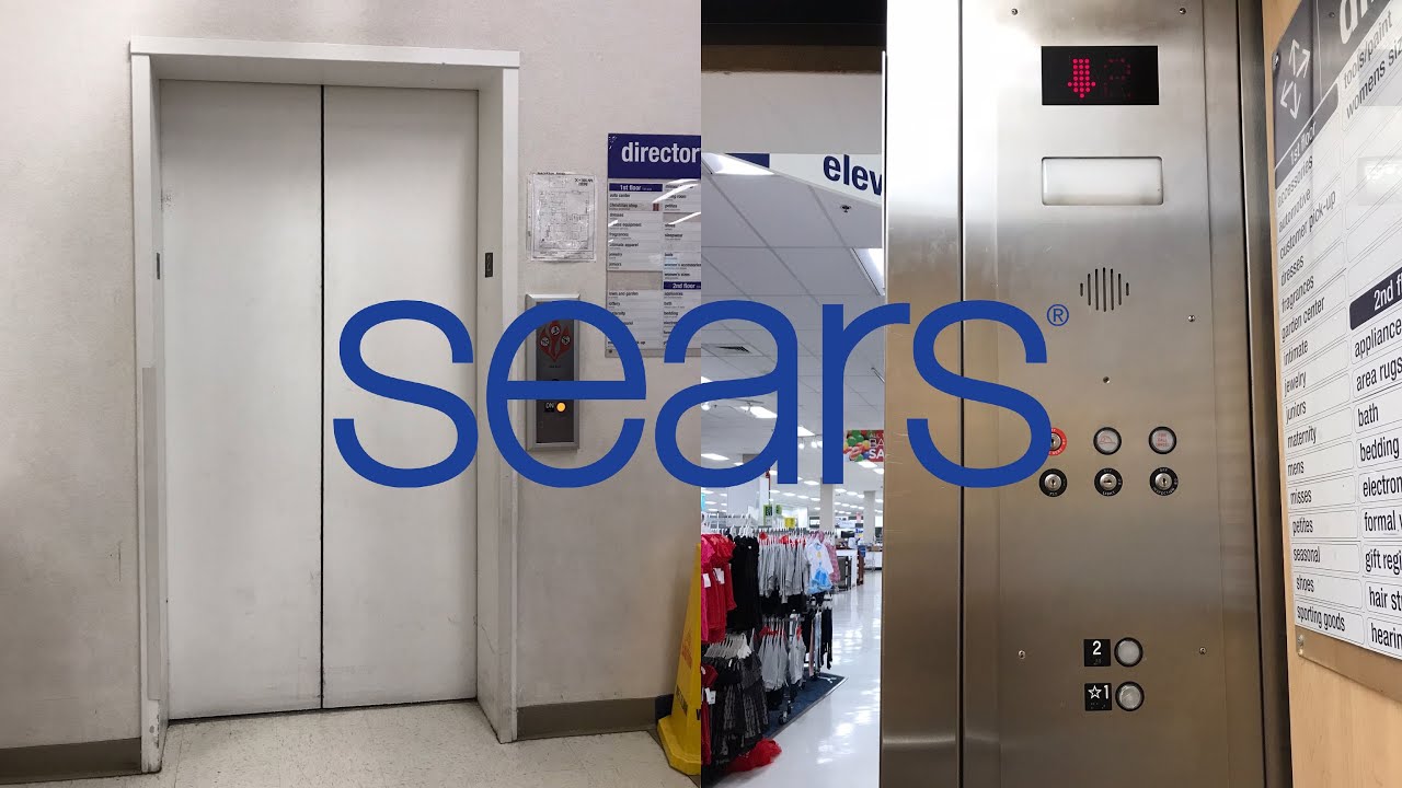 Modded Montgomery Vector Hydraulic elevator @ Sears, Arden Fair Mall ...