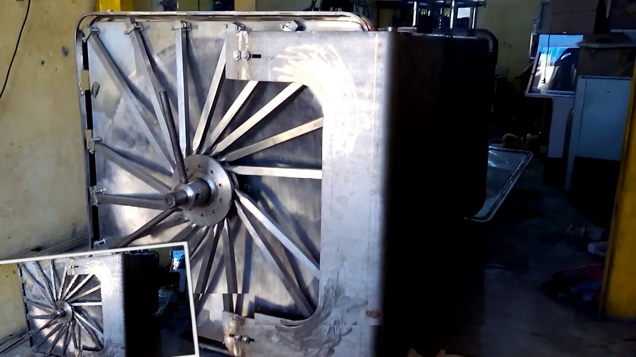 square autoclave - YouTube