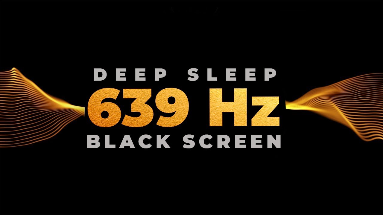 639 Hz Frequency Uplevel Love BLACK SCREEN Heart Chakra Healing