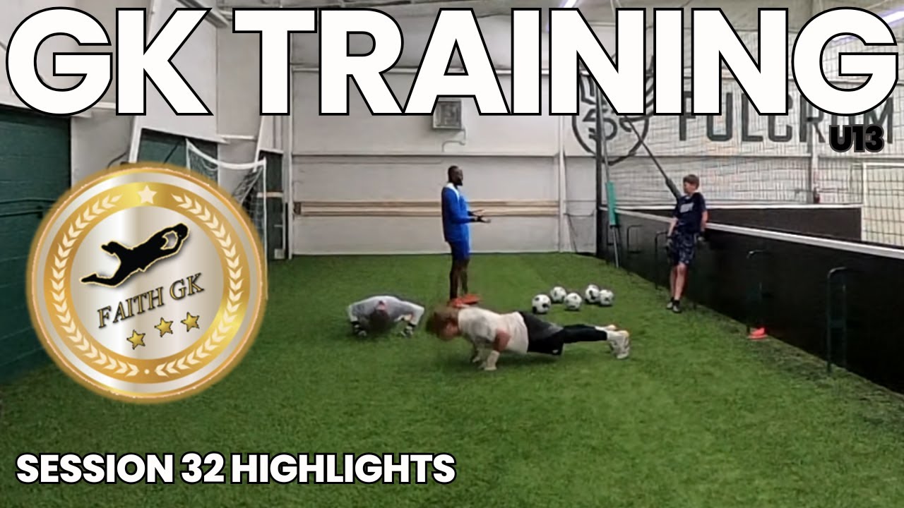 Goalkeeper Training Session 32- Footwork & Cut Back Saves - YouTube