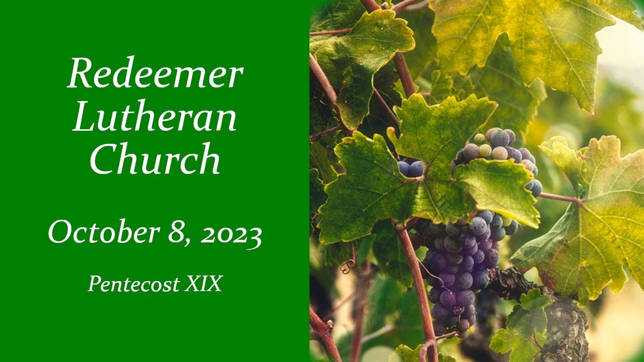 October 8, 2023 - "The Vineyard of the Lord" - Pastor Jim Fennacy - YouTube