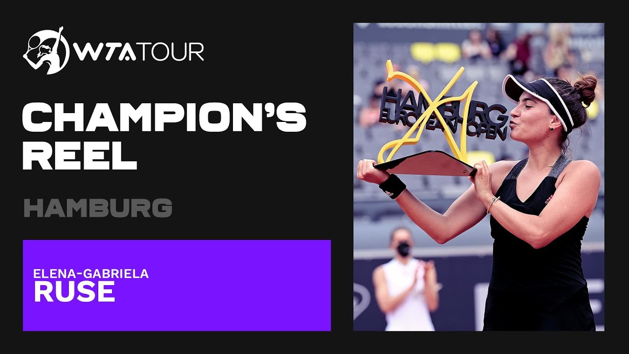 First-time WTA title winner Elena-Gabriela Ruse's BEST plays at Hamburg ...
