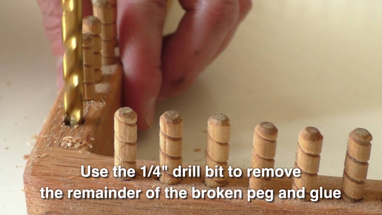 Weaving Loom Fix: How to repair a broken peg on a CraftSanity Loom ...