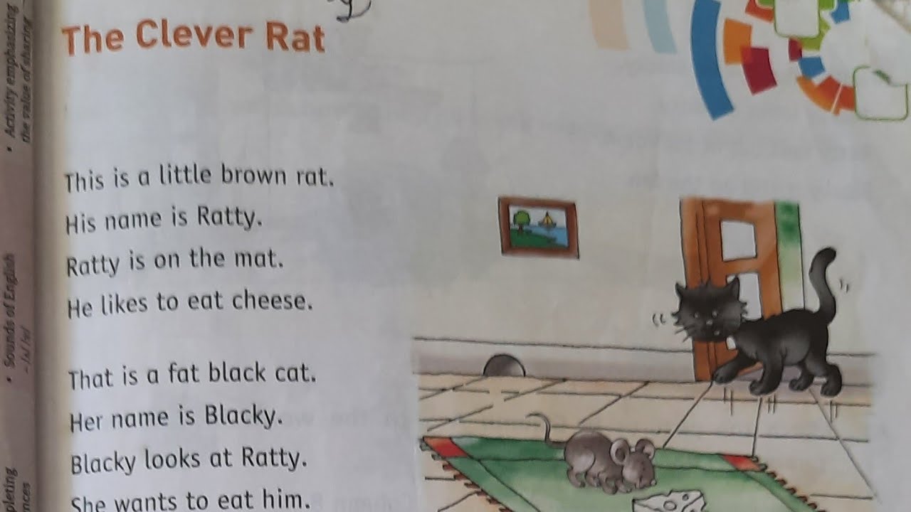 class 1 English, The clever Rat, Book reading, @kids_study_corner - YouTube