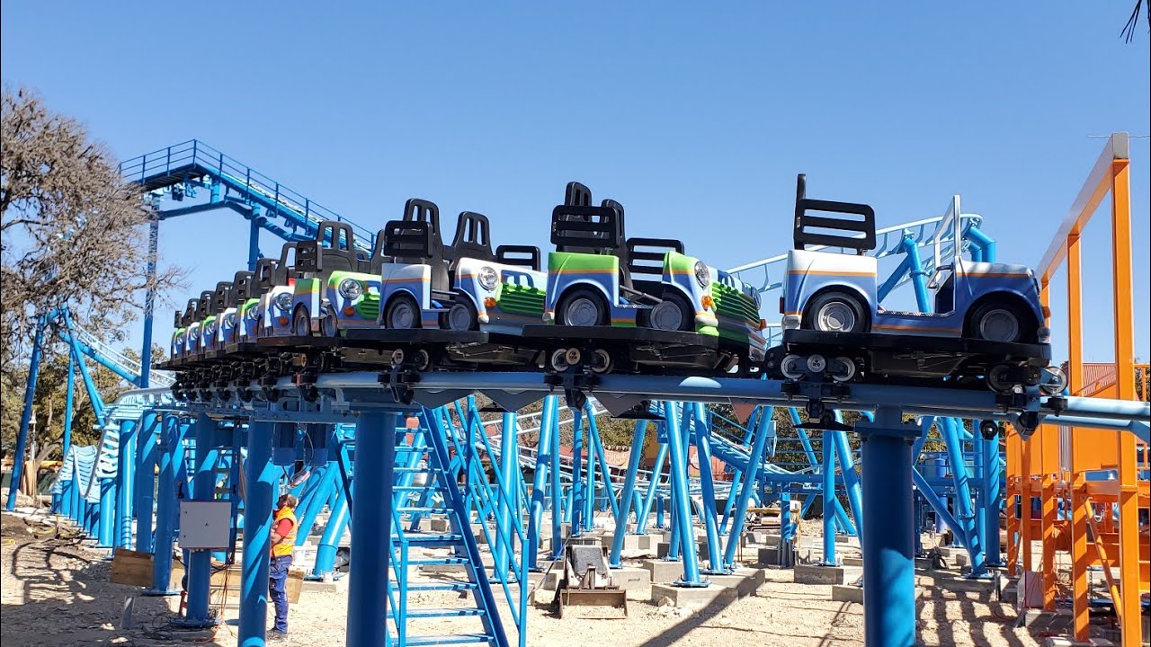 NEW SeaWorld Rescue Jr Update 2025 San Antonio Texas Roller Coaster ...
