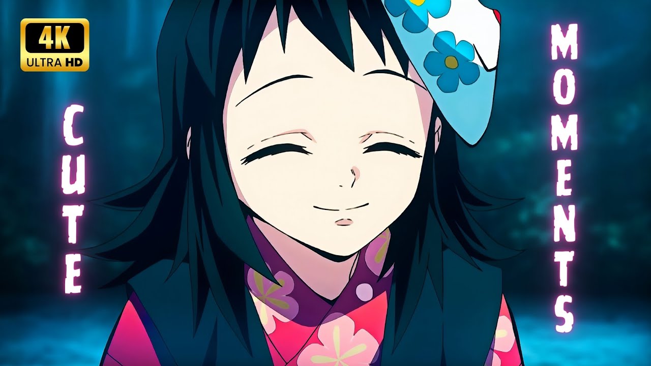 Makomo 🌸cute moments 4k / Demon Slayer #kimetsunoyaiba #demonslayer # ...