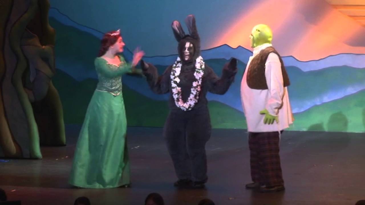 Garrett Russell as Shrek in Shrek the Musical - YouTube
