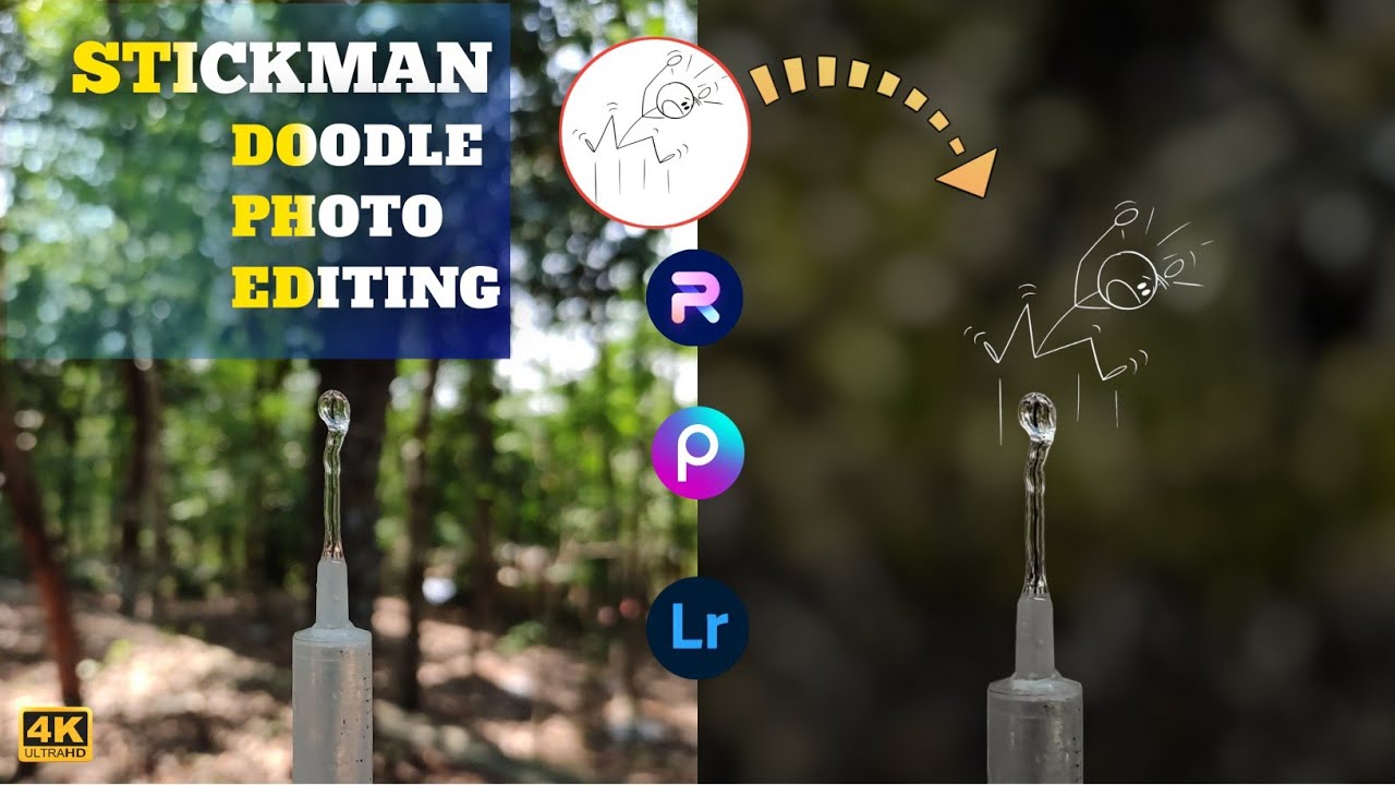 Creative Mobile photo editing | Stickman Doodle photo Editing ...