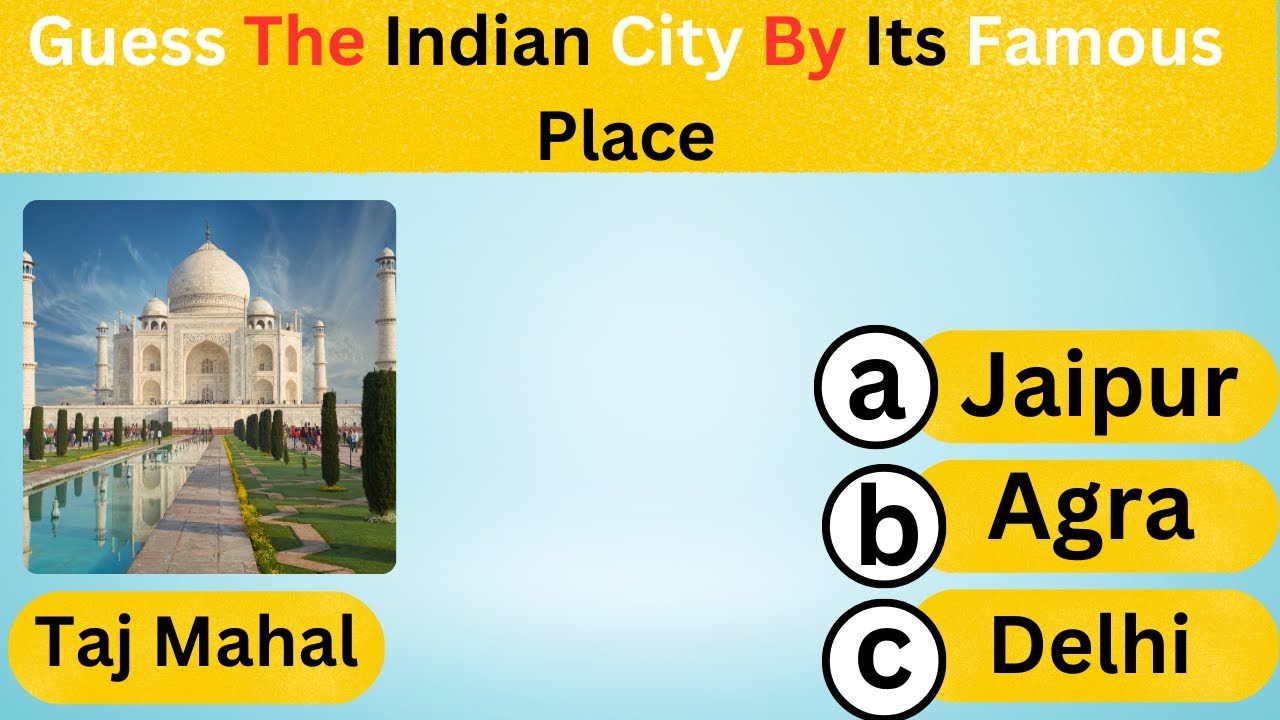 "Guess the Indian City: Iconic Places Challenge in 5 Seconds!" - YouTube