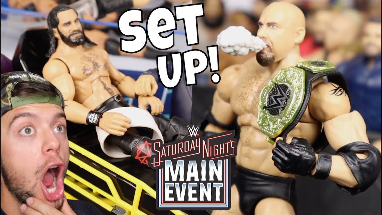 WWE MAIN EVENT FIGURE SET UP! - YouTube