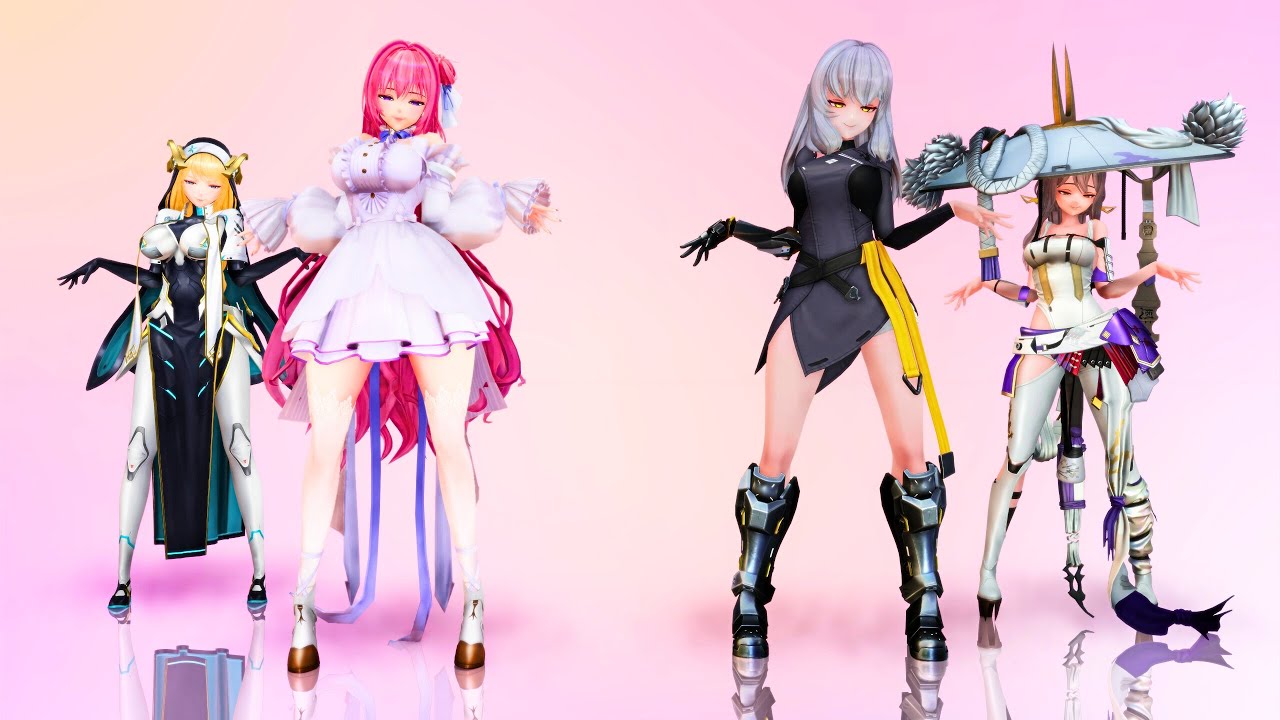 Goddess Squad - Automotivo Extradimentional【Nikke/MMD】# ...