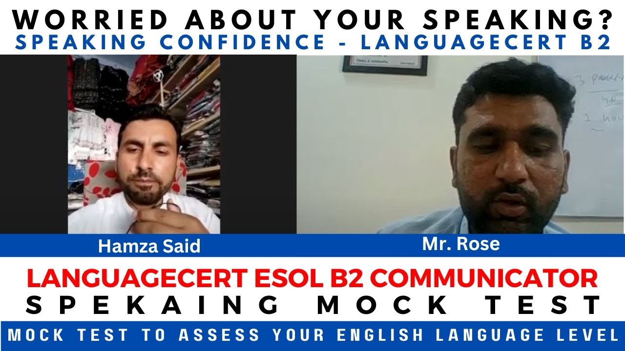 Languagecert B2 speaking mock test | ESOL B2 communicator ...