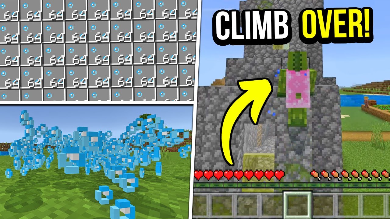 Cool Minecraft Glitch That Let's You Climb Over Buildings in Vanilla ...