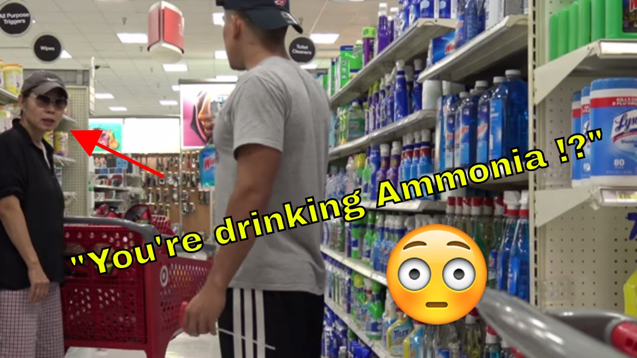 Drinking Windex in Public Prank!!! - YouTube